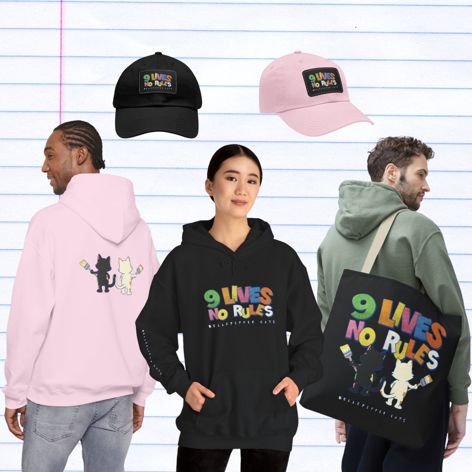 Merch & Apparel | Stylish Clothing for Pets Owners – BellePepper Cats LLC